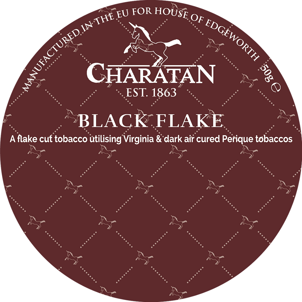 Charatan Black Flake Pipe Tobacco 50g – La Casa Del Habano