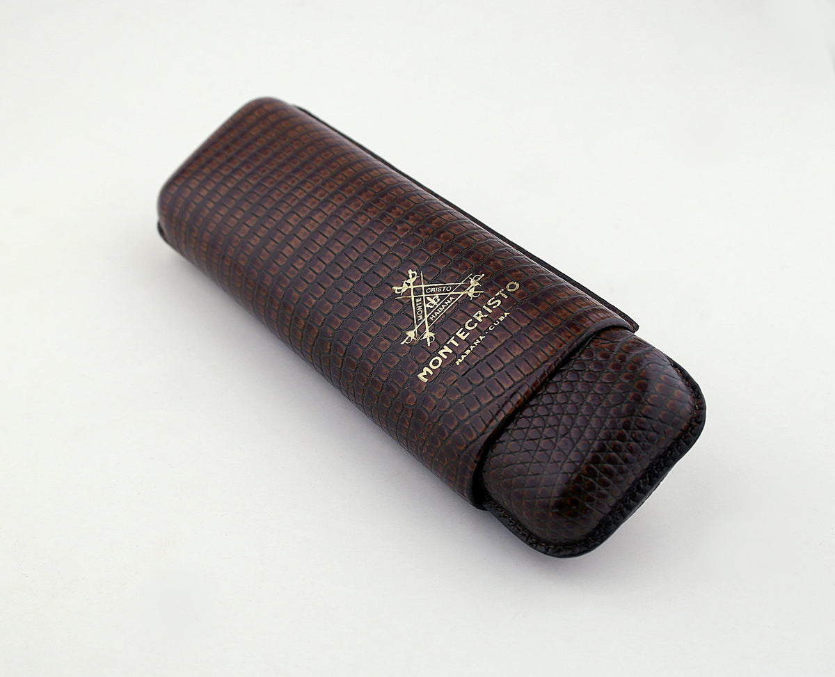 Montecristo Leather Cigar Case - 2 Cigars – La Casa Del Habano