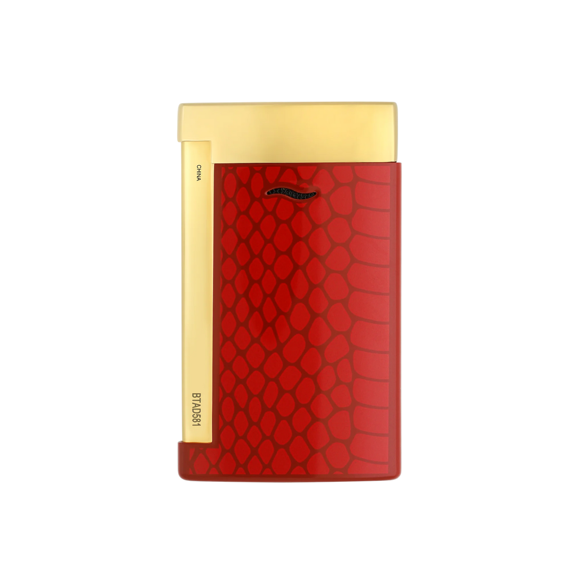 S.T Dupont Snake Slim 7 Red Lacquered Cigar Lighter – La Casa Del Habano