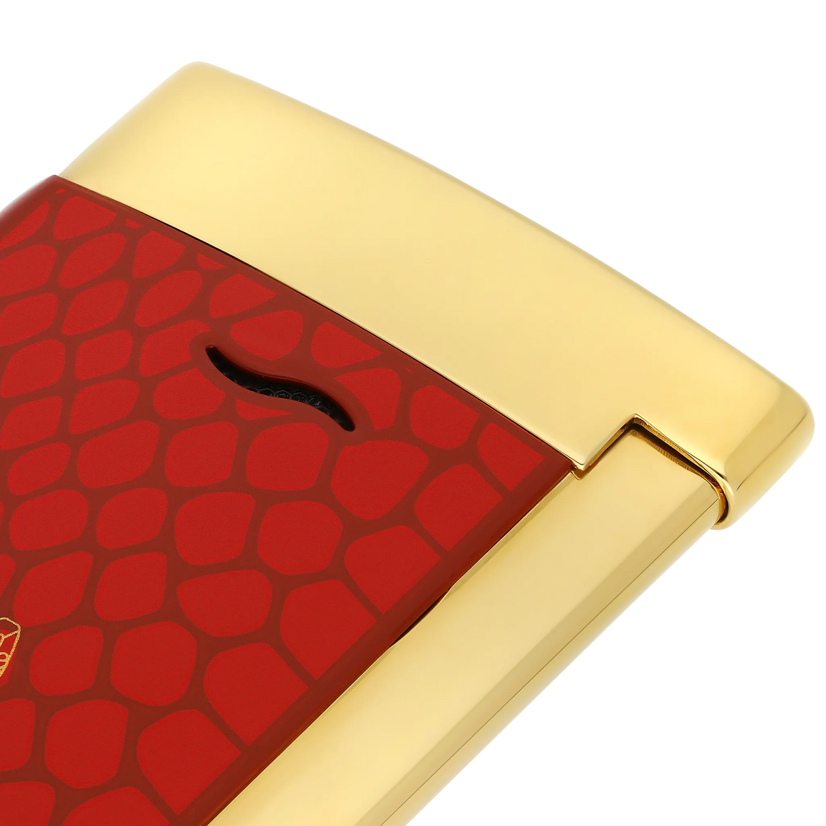S.T Dupont Snake Slim 7 Red Lacquered Cigar Lighter – La Casa Del Habano